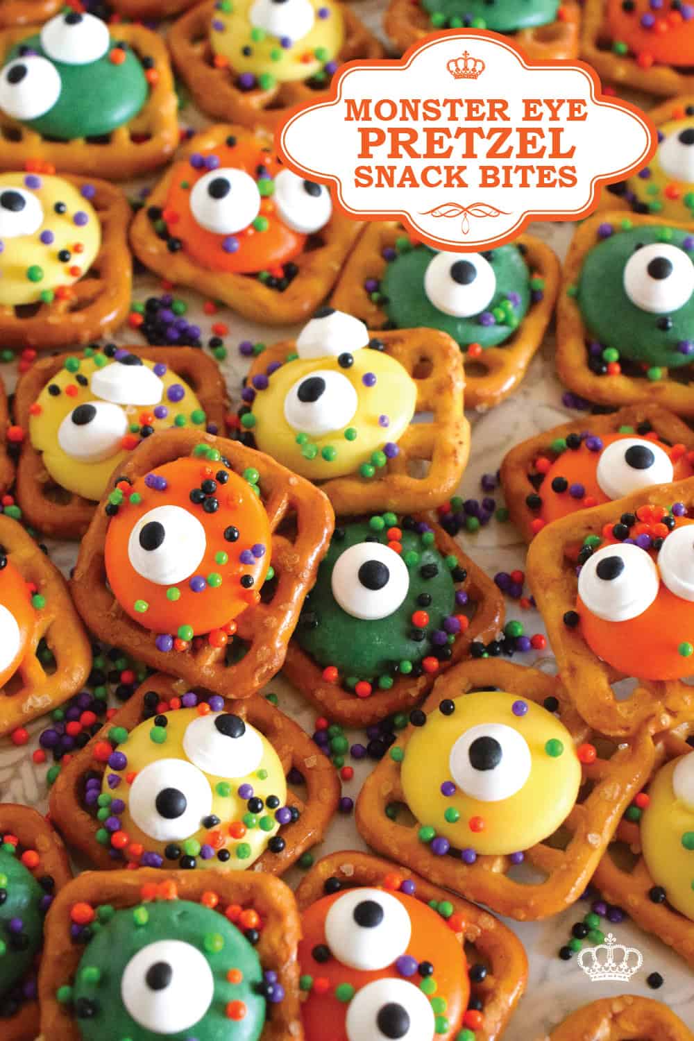 Monster Eye Pretzel Snack Bites - Lord Byron's Kitchen