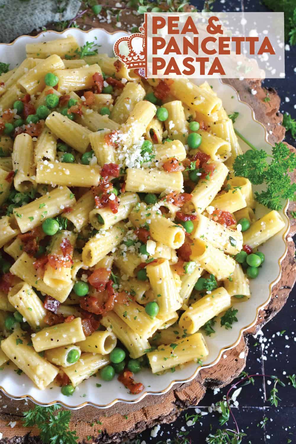 Pea and Pancetta Pasta - Lord Byron's Kitchen