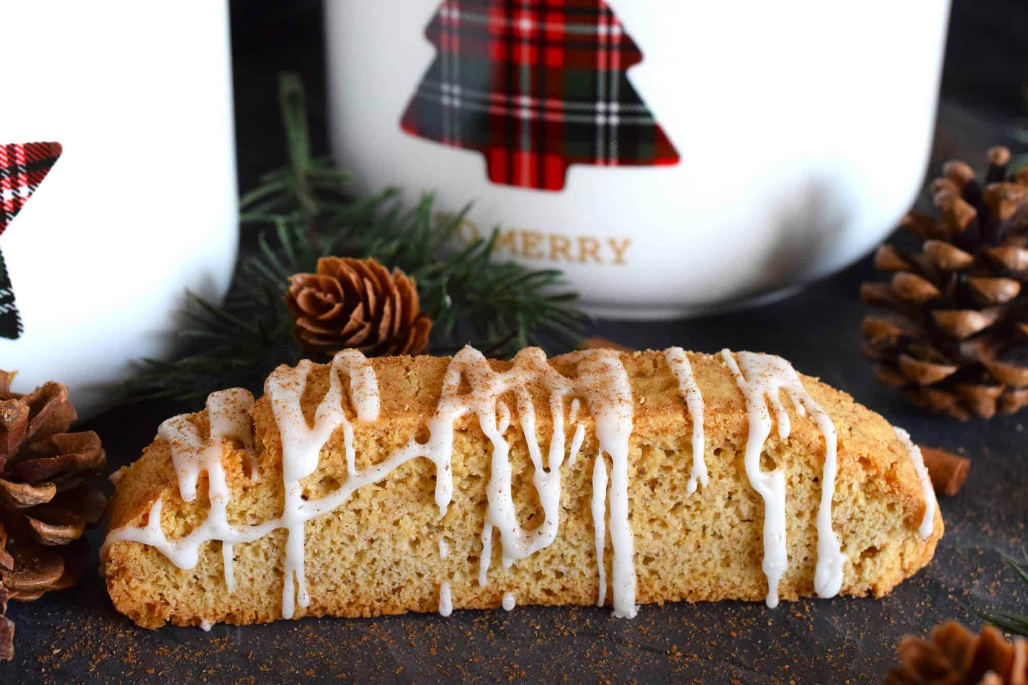 Glazed Chai Spiced Biscotti - Lord Byron's Kitchen