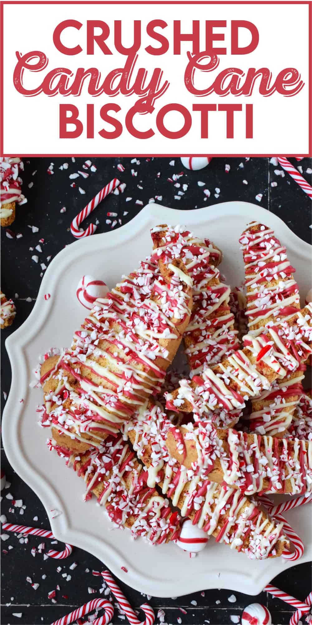 Crushed Candy Cane Biscotti - Lord Byron's Kitchen