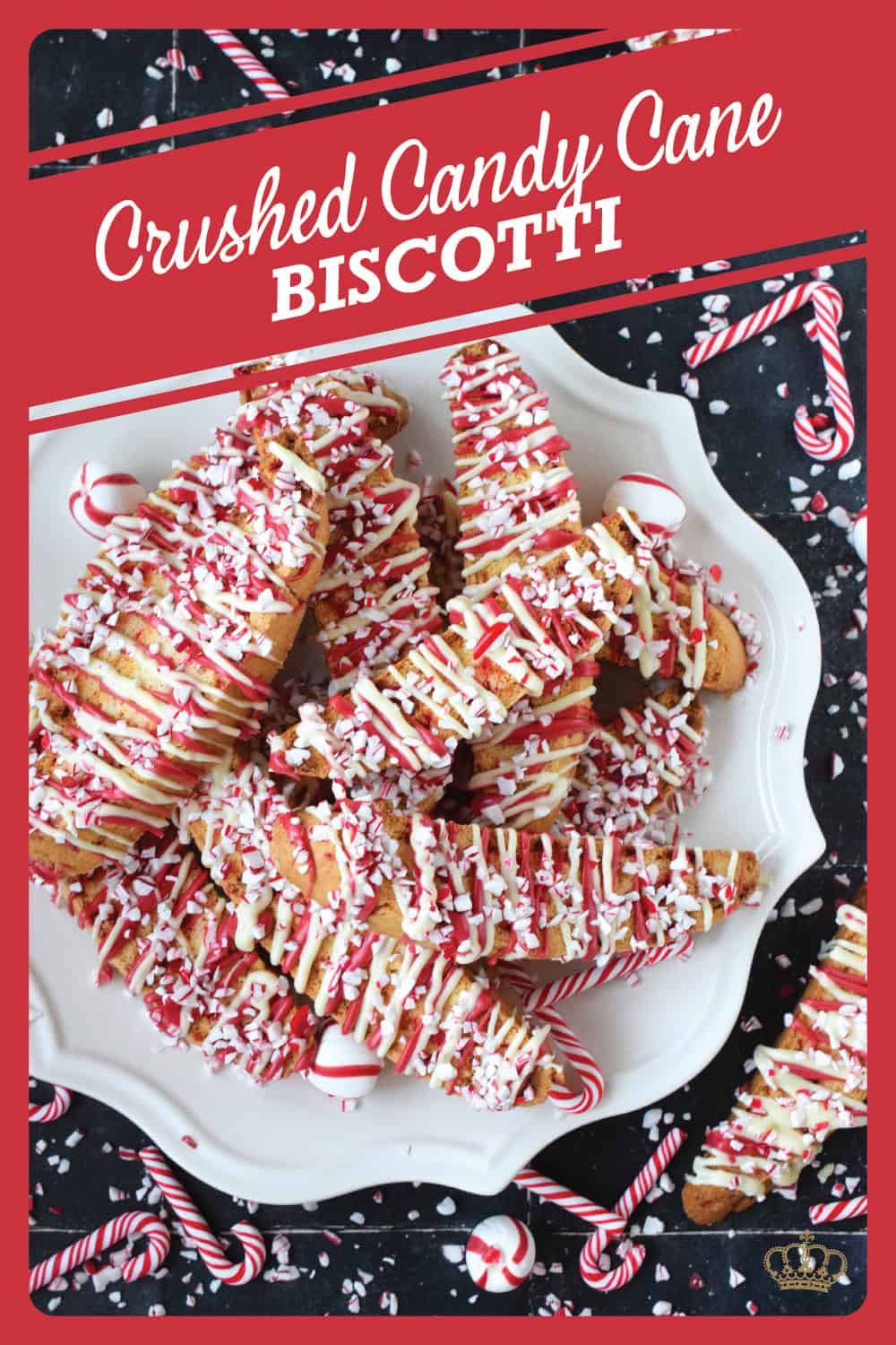 Crushed Candy Cane Biscotti - Lord Byron's Kitchen