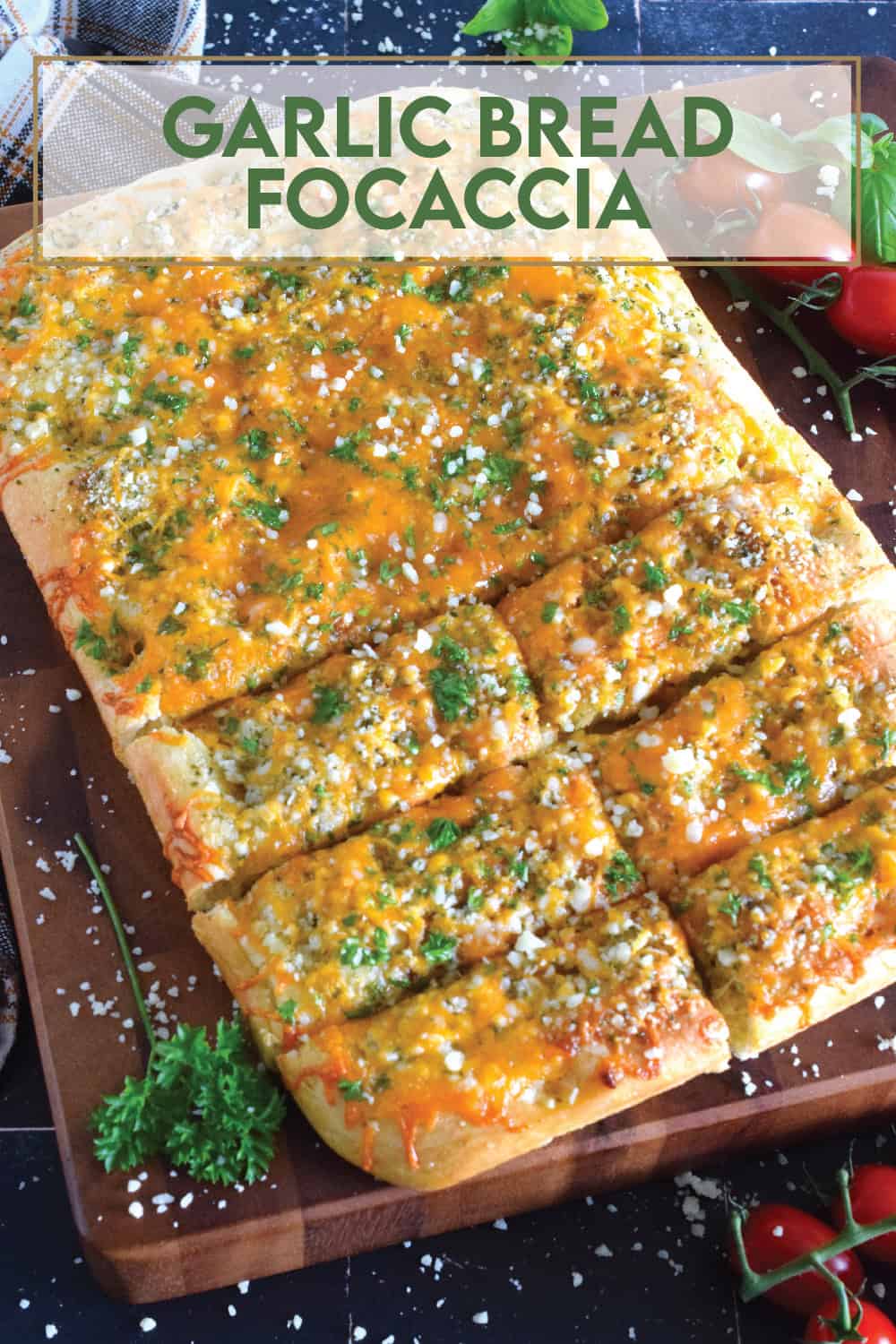 Garlic Bread Focaccia - Lord Byron's Kitchen
