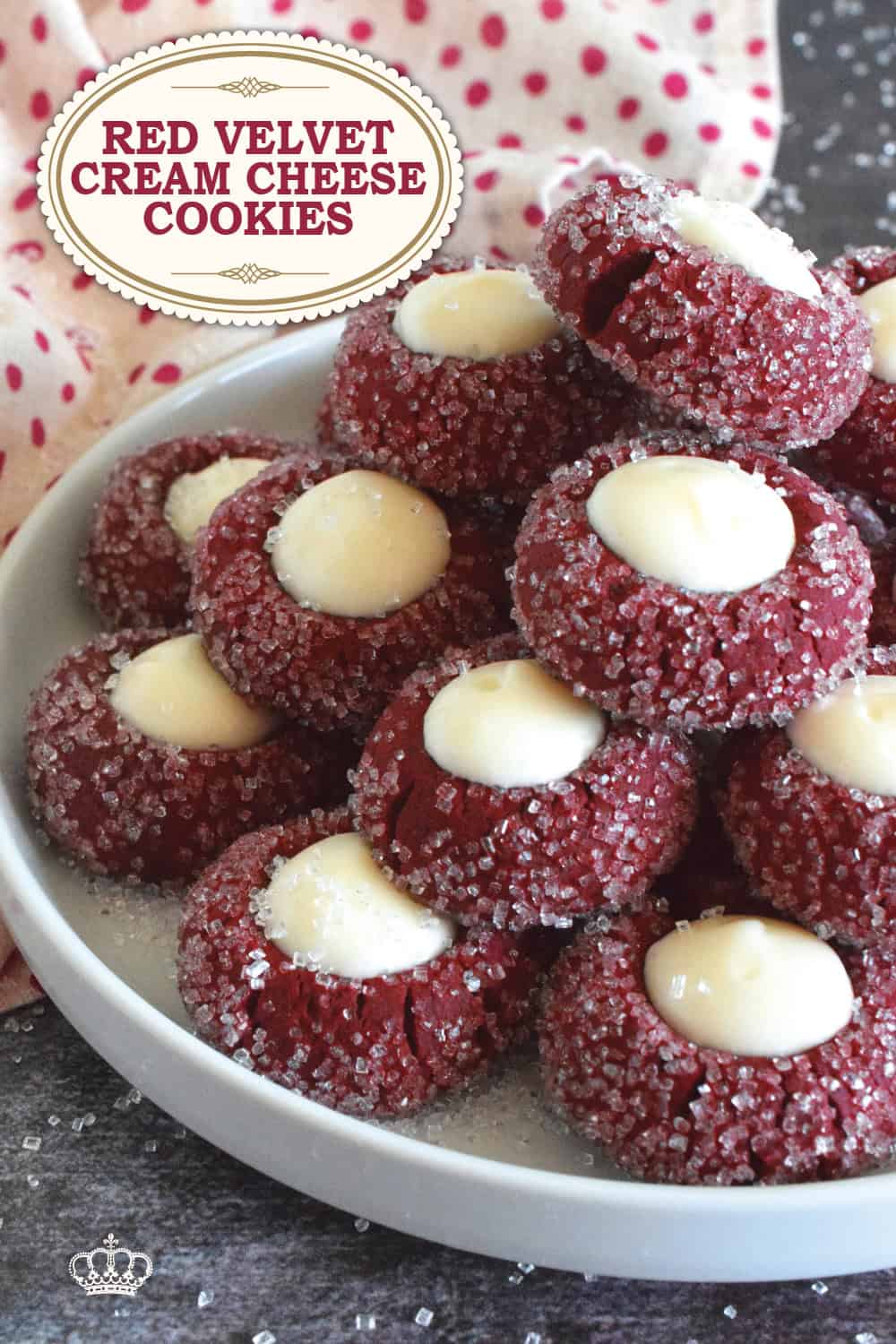 Red Velvet Cream Cheese Cookies - Lord Byron's Kitchen