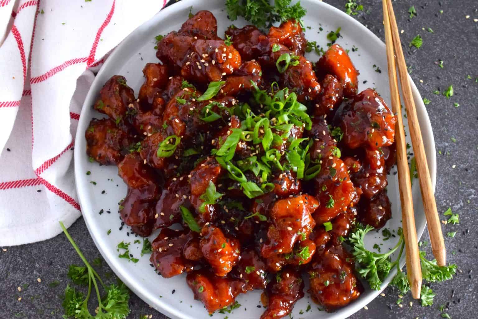 Korean Sticky Chicken - Lord Byron's Kitchen