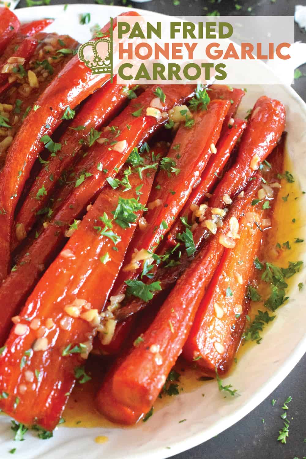 Pan Fried Honey Garlic Carrots - Lord Byron's Kitchen